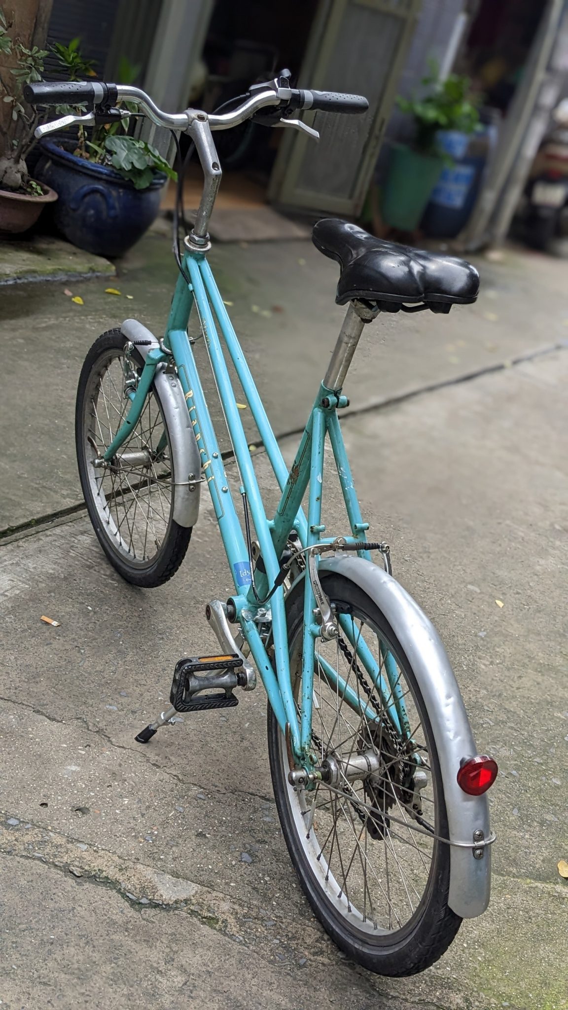 Bianchi Merlo Lady màu xanh - Xe Đạp Gò Mây