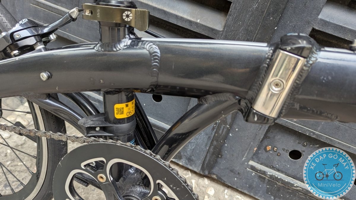 Xe đạp gấp Dahon MU SP9 màu đen (Diamond Black) - Xe Đạp Gò Mây