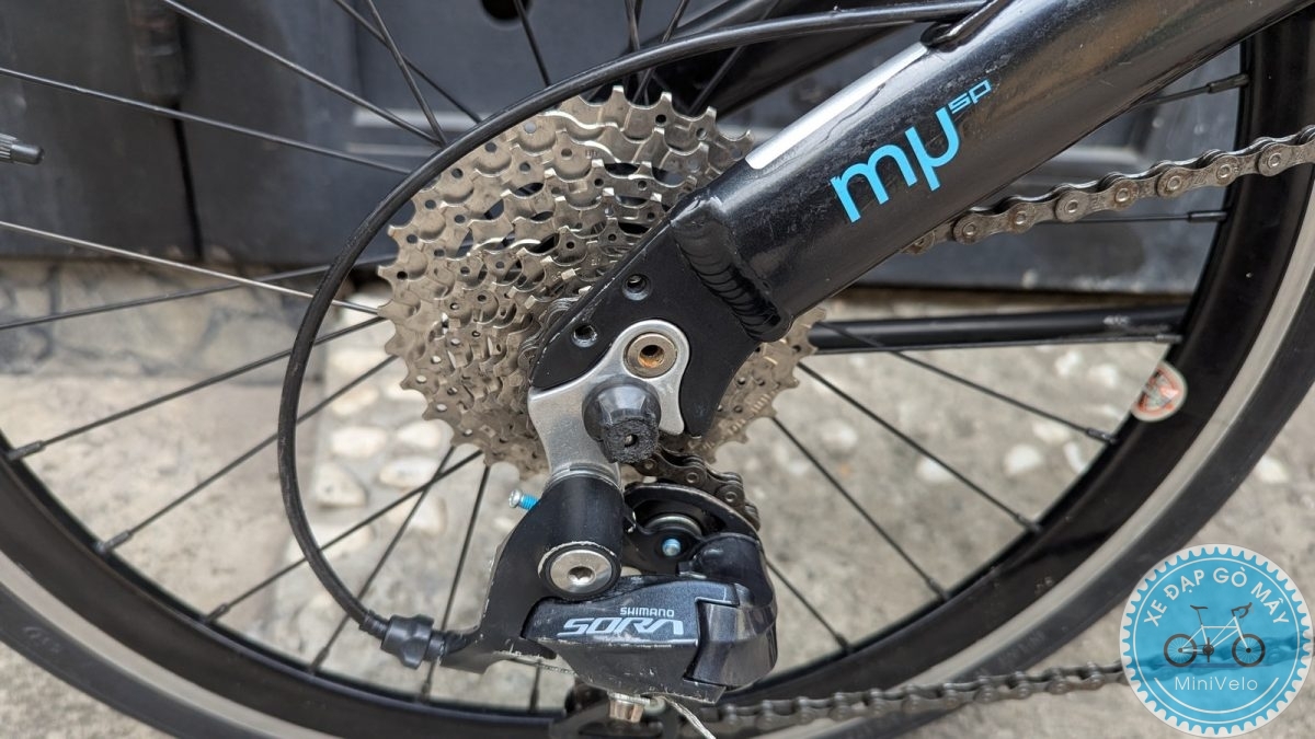Xe đạp gấp Dahon MU SP9 màu đen (Diamond Black) - Xe Đạp Gò Mây