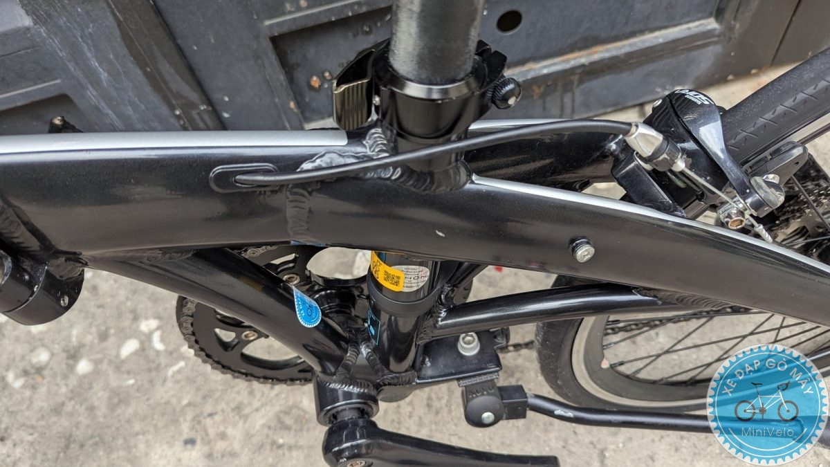Xe đạp gấp Dahon MU SP9 màu đen (Diamond Black) - Xe Đạp Gò Mây